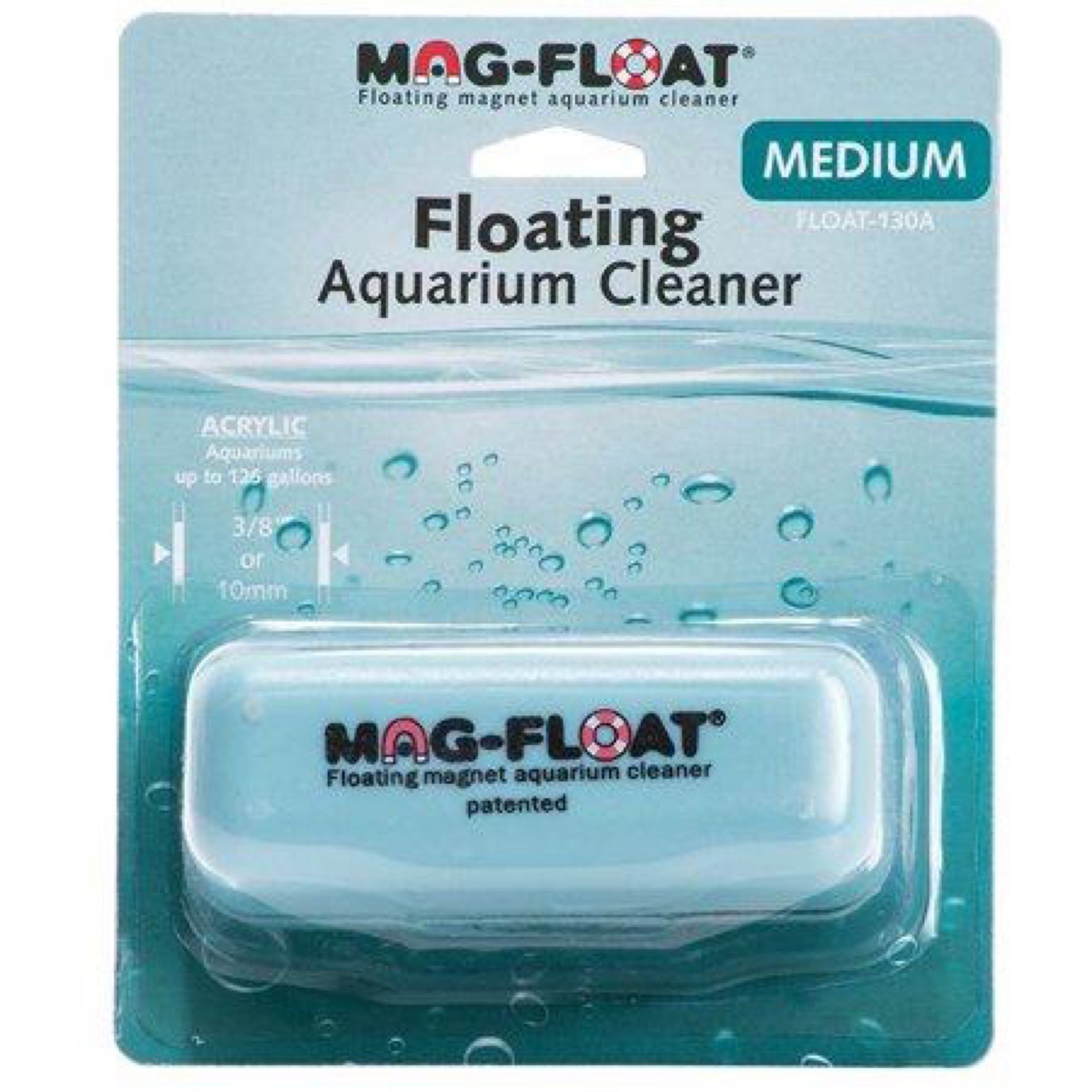 Mag Float Floating Aquarium Cleaner - Acrylic Aquariums Medium - 130 ...